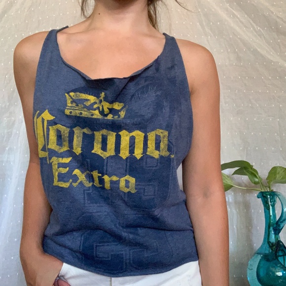 Tops | Upcycled Corona Extra Tank Top | Poshmark